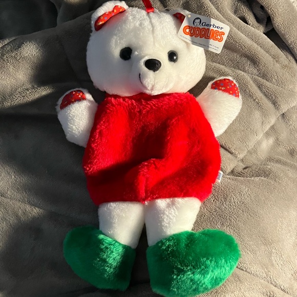 Gerber | Toys | Gerber Plush Christmas Bear Pocket Stocking 7greenred ...